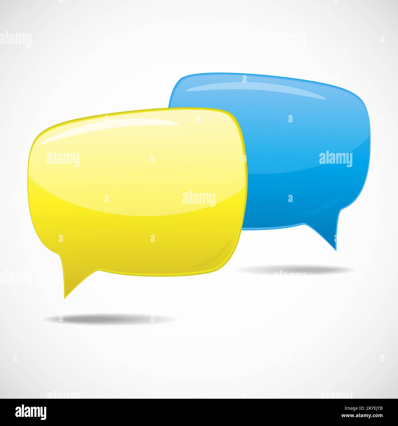 Speech bubbles, conversation in progress Stock Vector Image & Art - Alamy