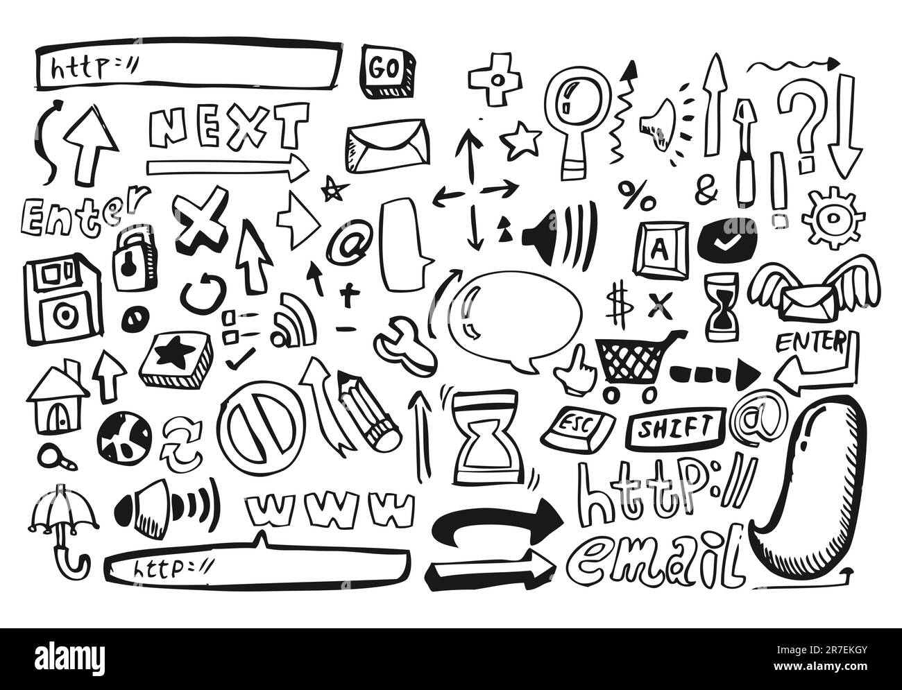 Earth drawing screen Stock Vector Images - Alamy