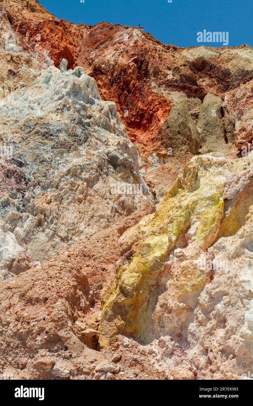 Firiplaka boasts breathtaking volcanic cliffs adorned in vibrant hues ...