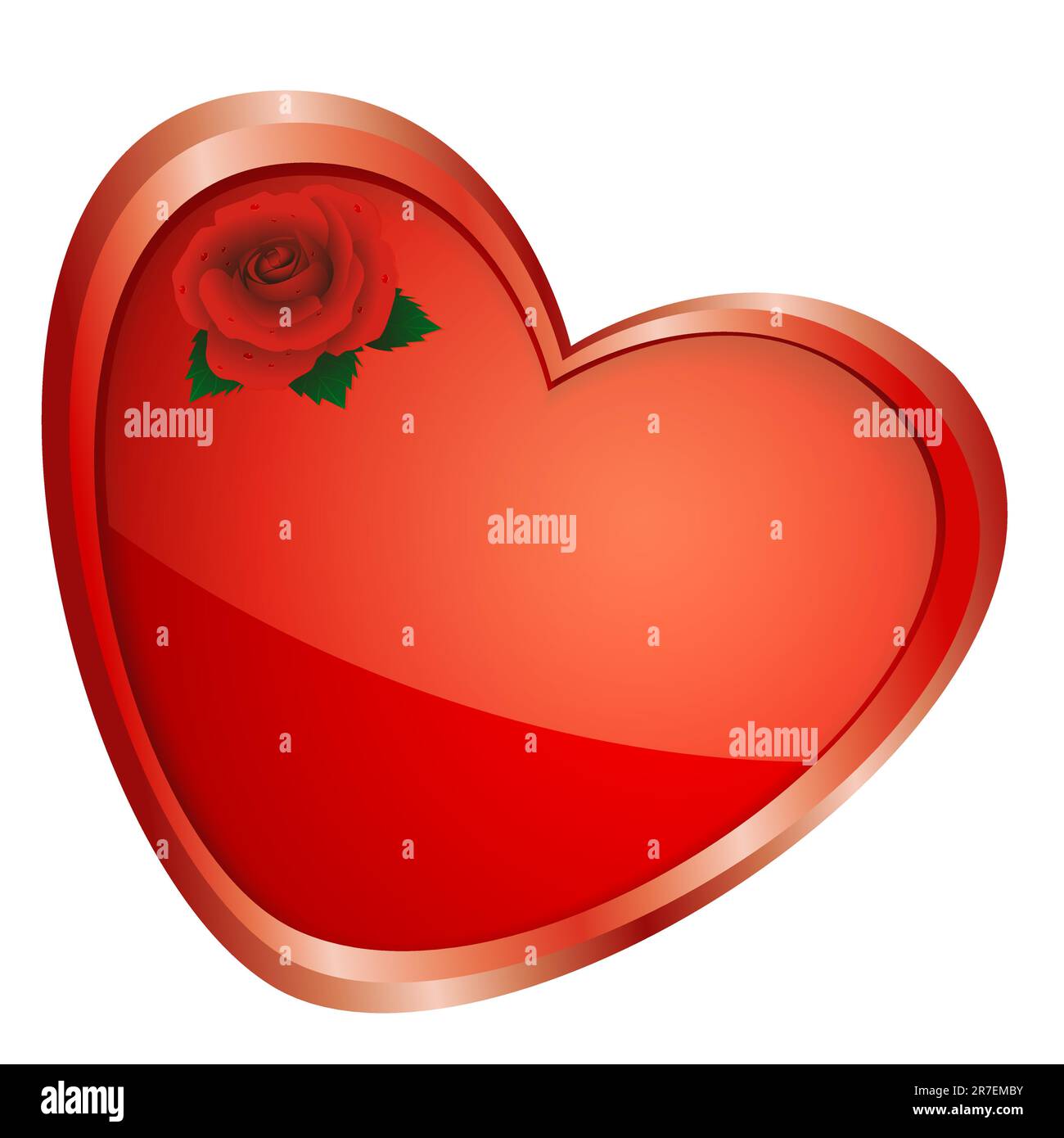 Pure white rose Stock Vector Images - Alamy