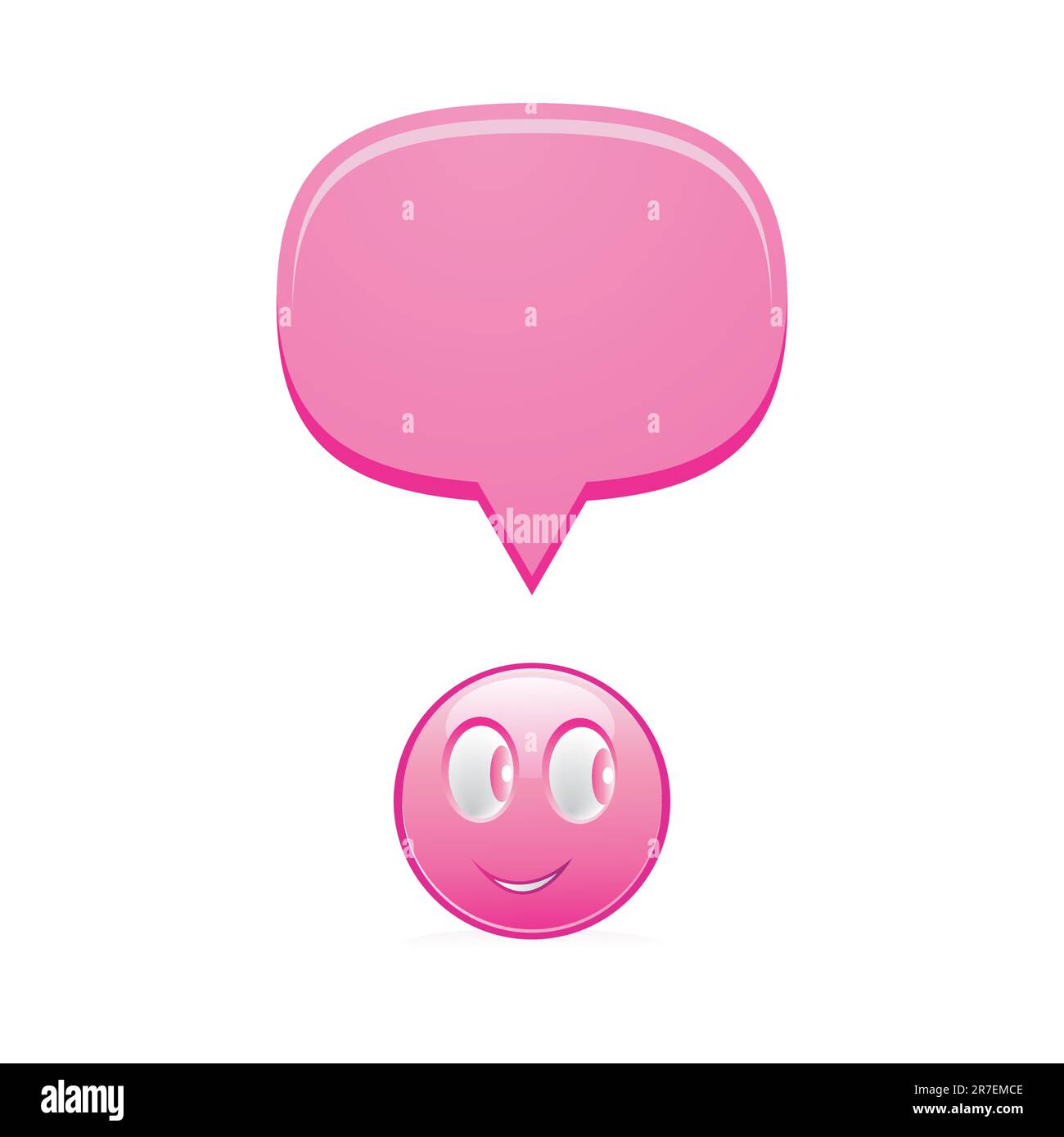 Smiley face balloon Stock Vector Images - Alamy