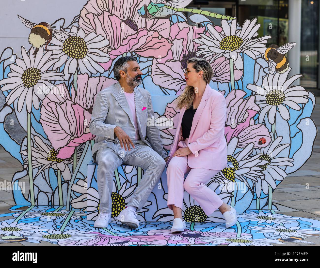 London, UK. 15th June, 2023. Flower Clouds by Baker & Borowski(Pictured ...