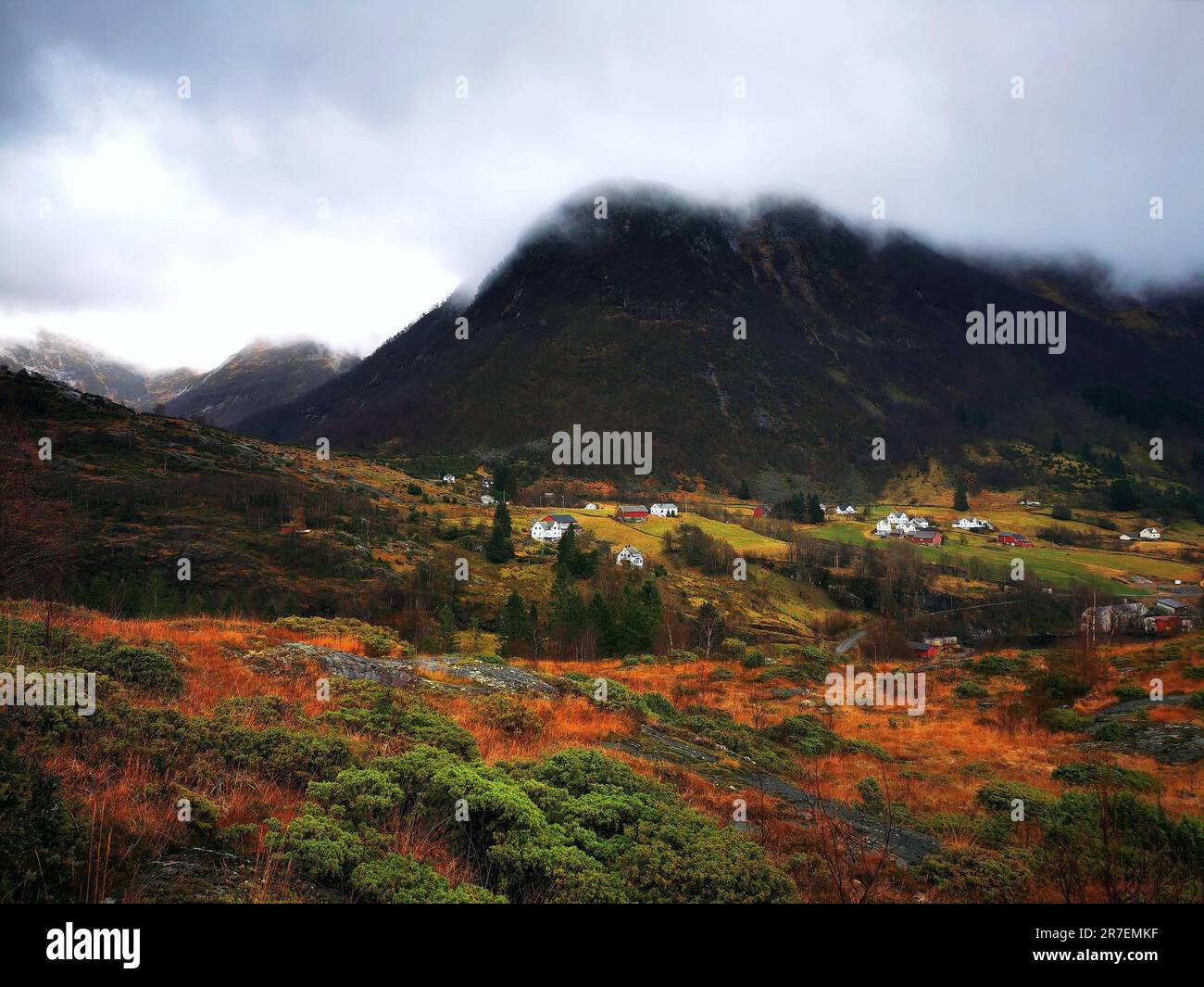 Scattered houses on remote hi-res stock photography and images - Alamy