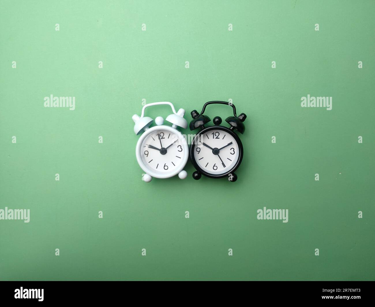 This stock photo features a creative arrangement of two black and white ...