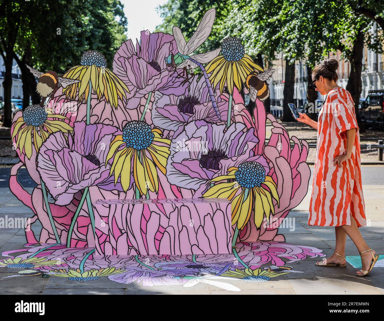 London, UK. 15th June, 2023. Flower Clouds by Baker & Borowski (Kings ...