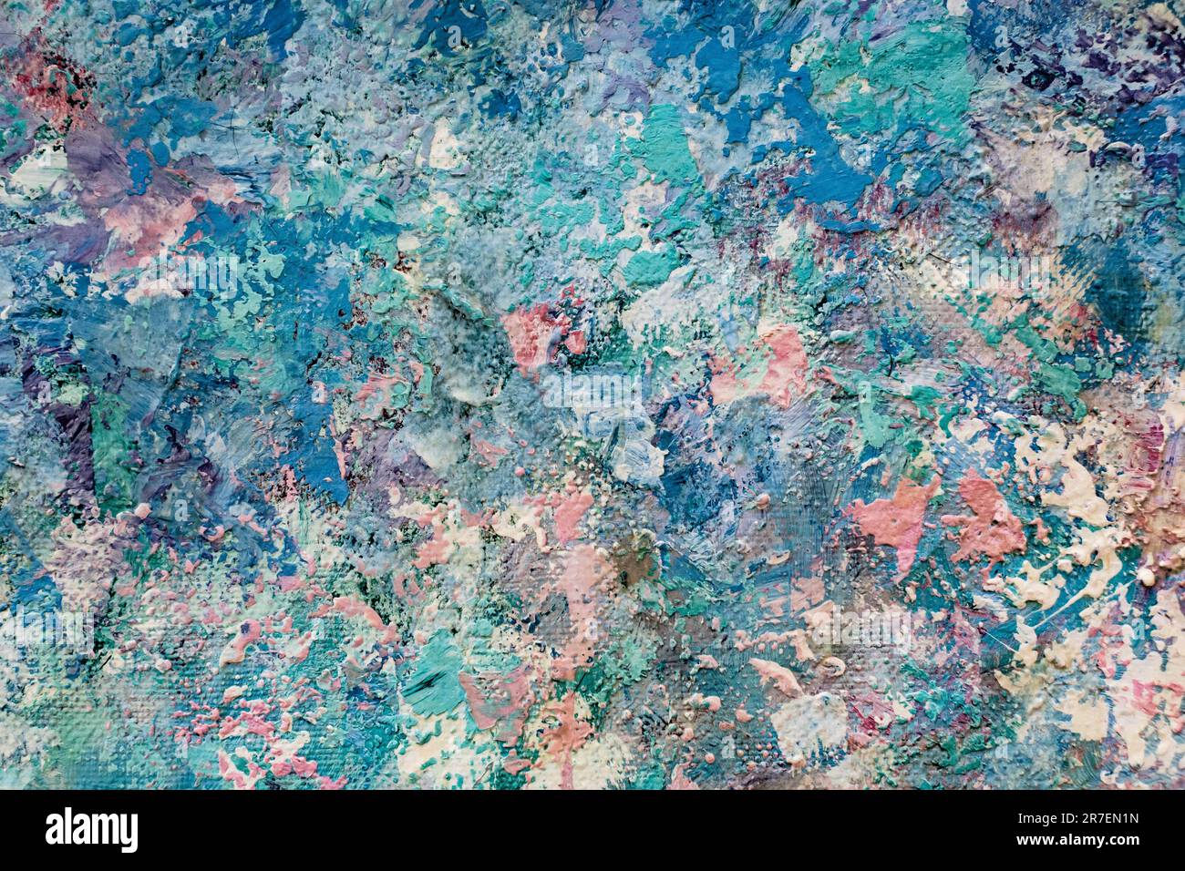 Textured plaster and paint background to create a background or ...