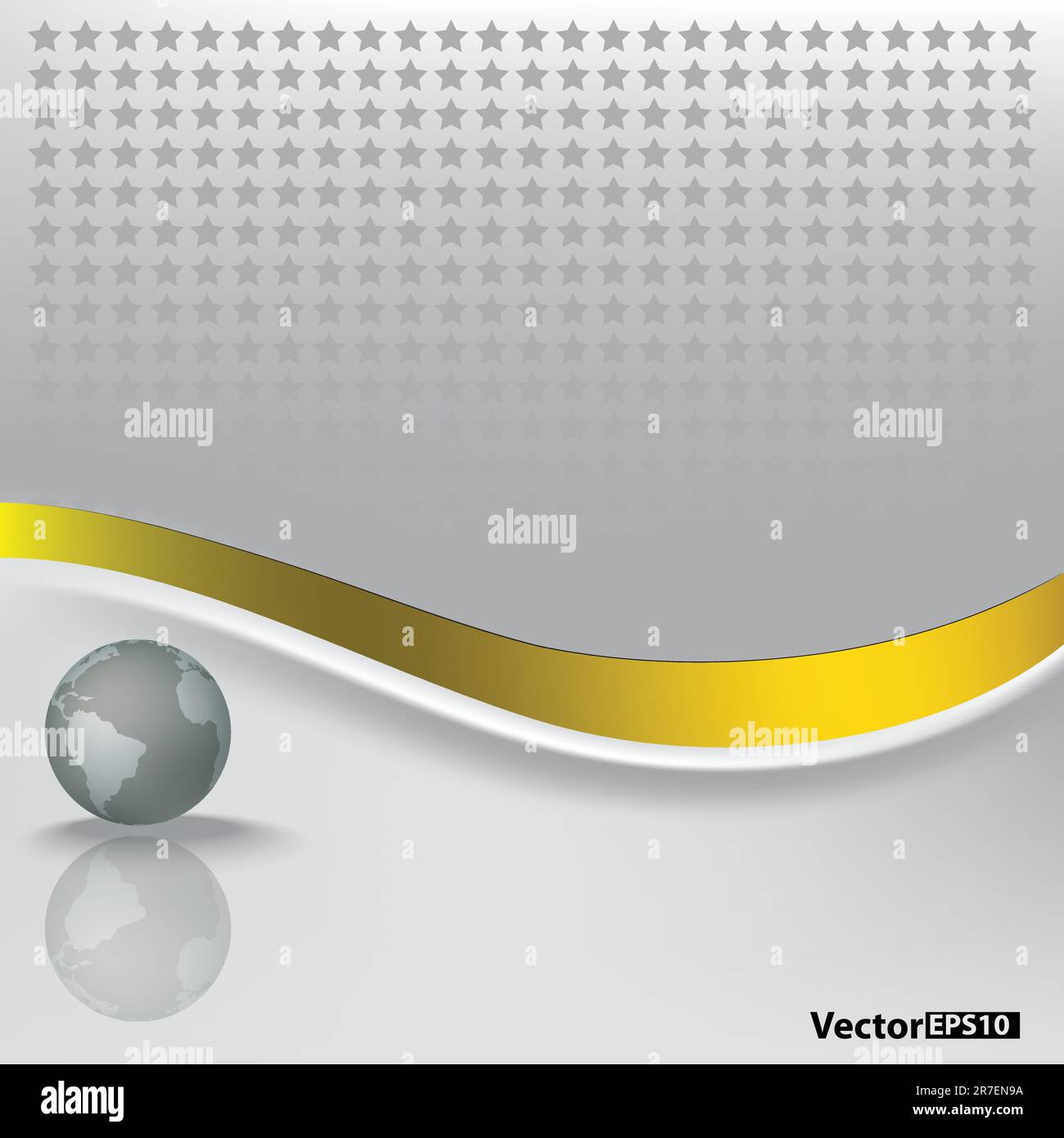 abstract background with grey globe on white Stock Vector Image & Art ...