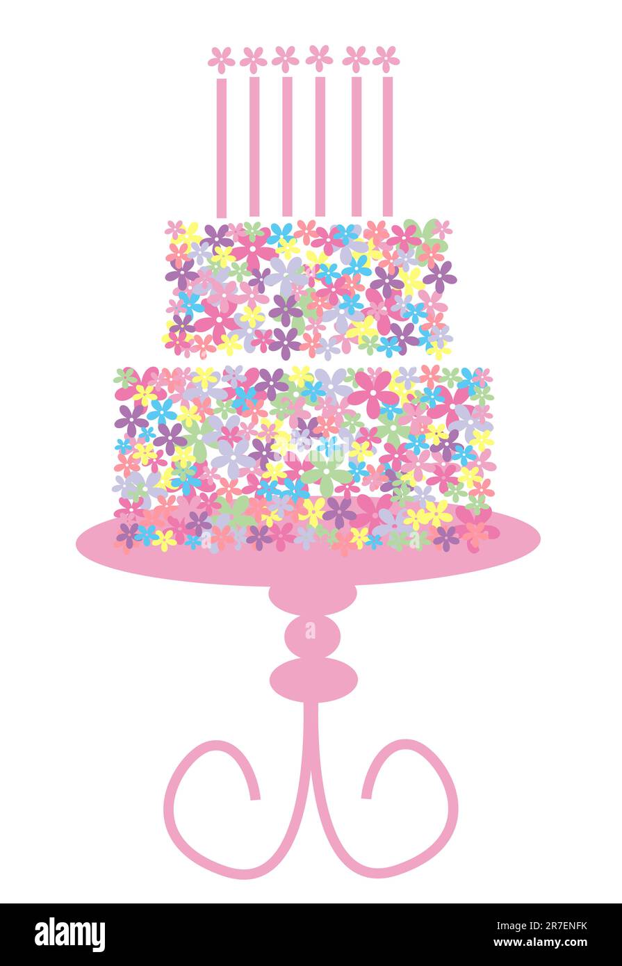 Black cake wrapping Stock Vector Images - Alamy