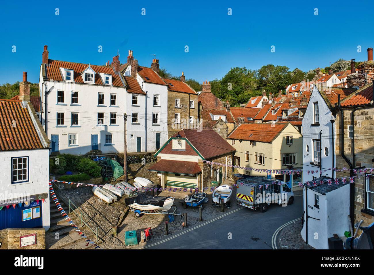 The Dock, Robin Hood's Bay Stock Photo - Alamy