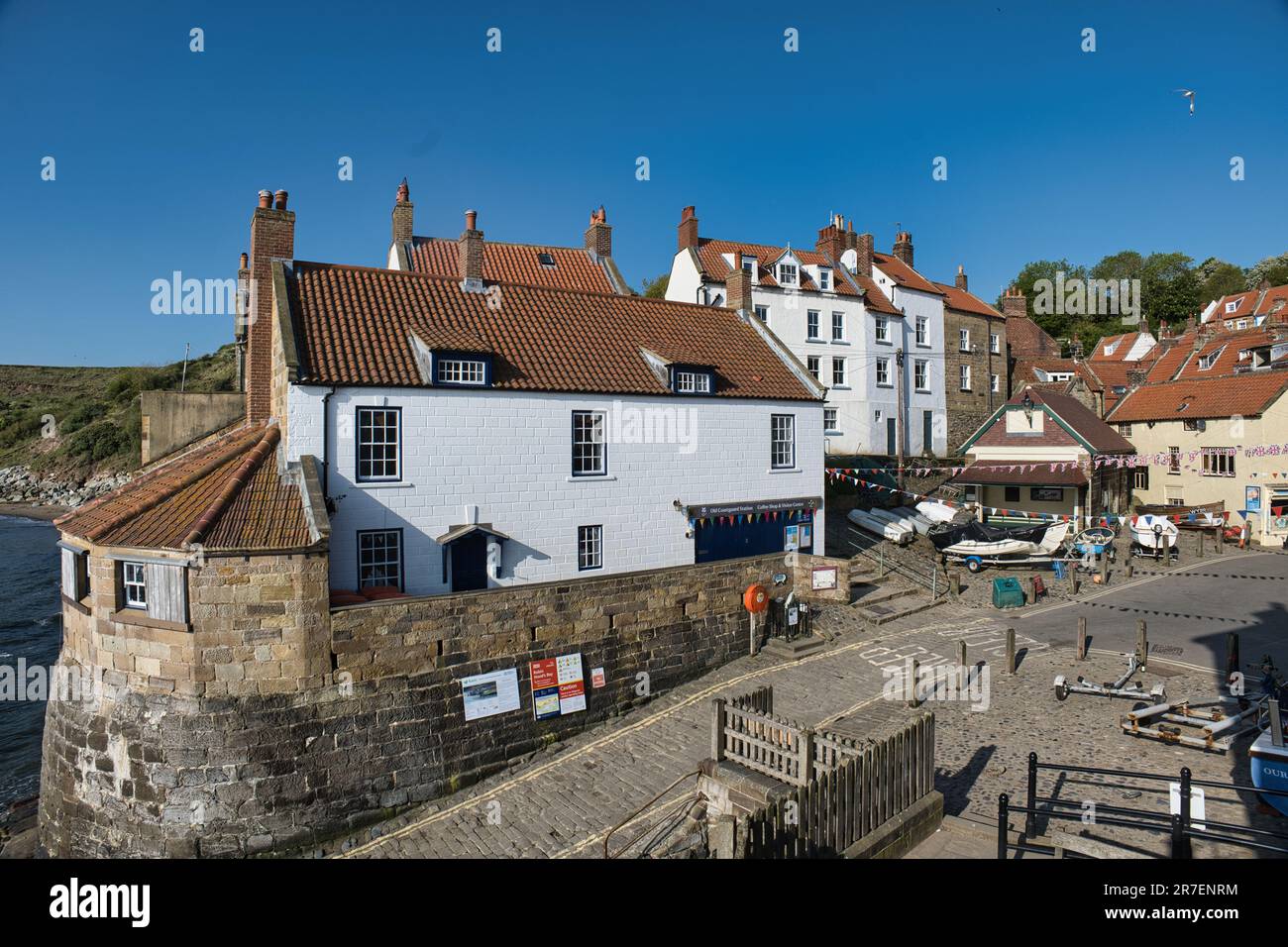 The Dock, Robin Hood's Bay Stock Photo - Alamy