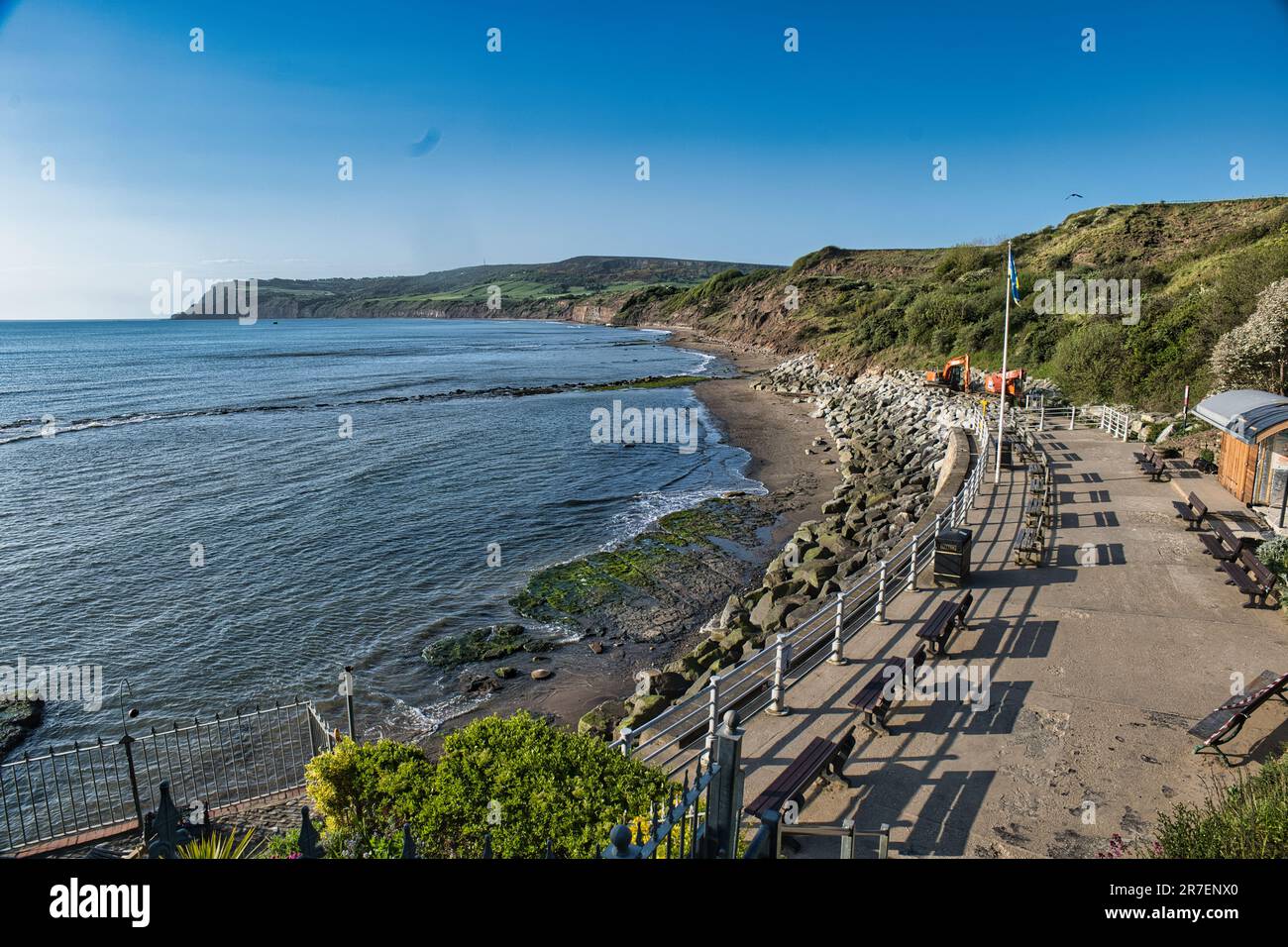 Ravenscar fromRobin Hood's Bay Stock Photo - Alamy