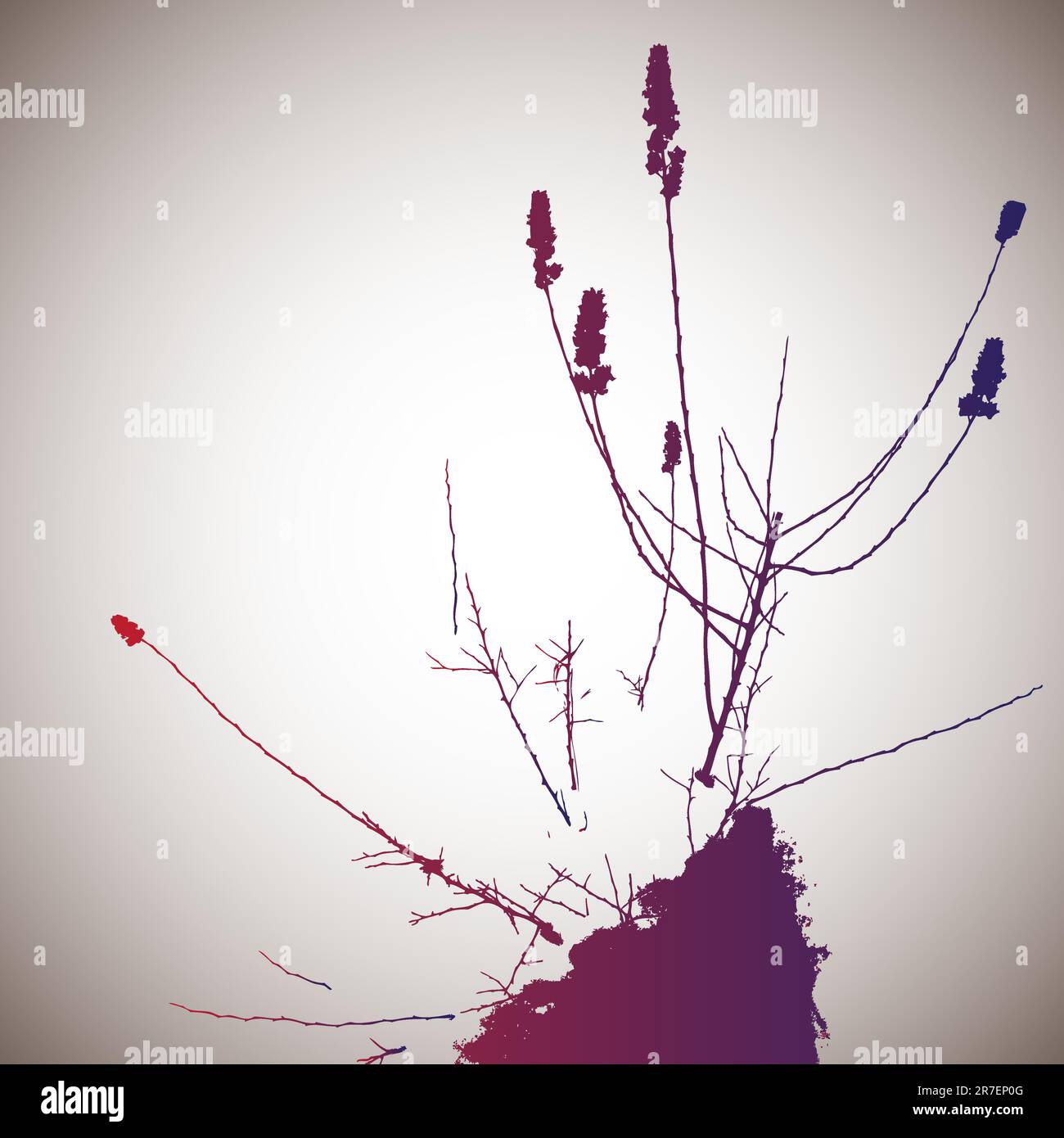 Abstract background with tree. vector illustration Stock Vector Image ...