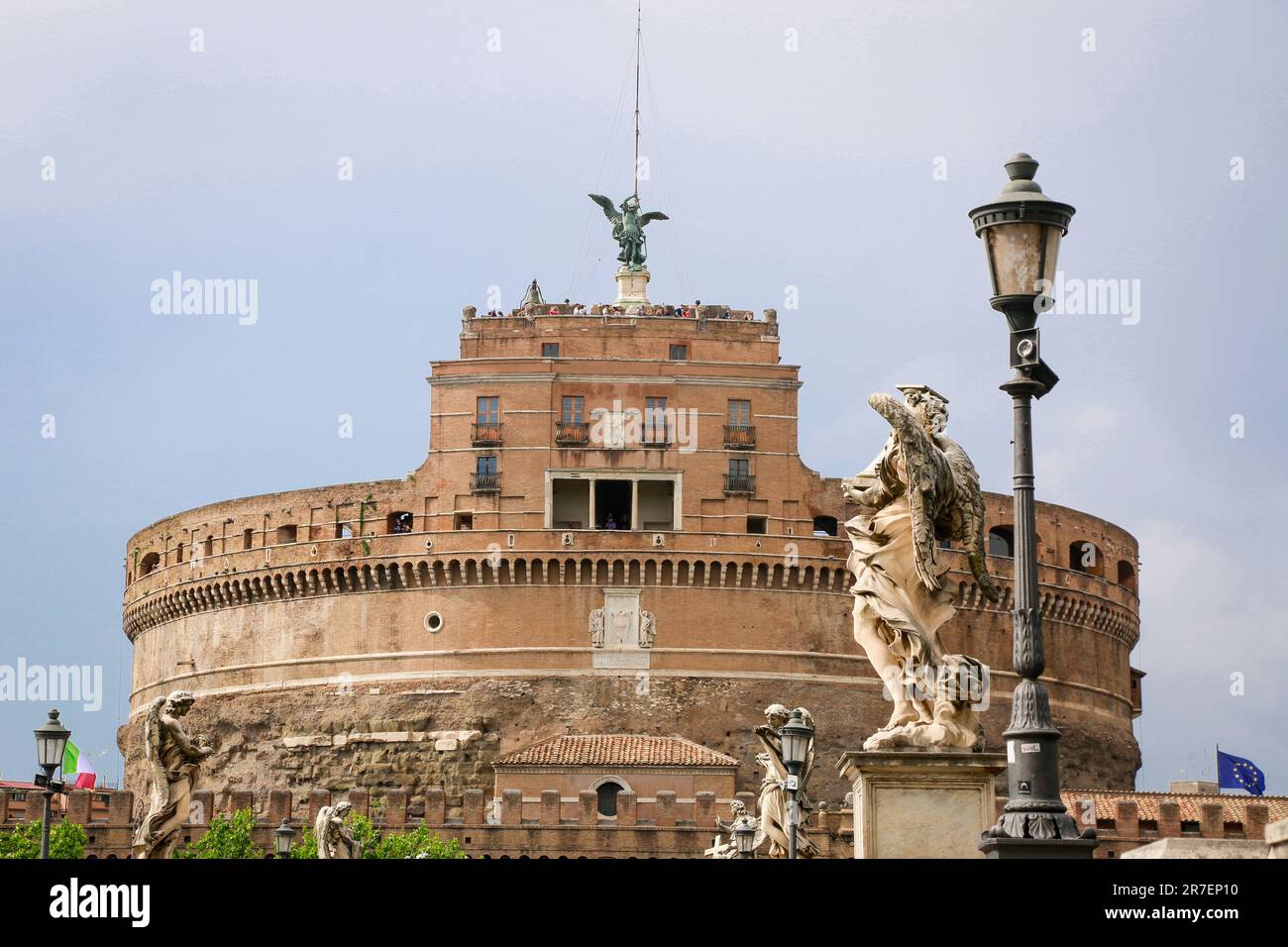 Castel Sant'Angelo, papal residence in Vatica city, Rome, Italy Stock ...