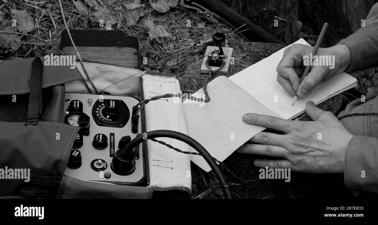 Trench using Black and White Stock Photos & Images - Alamy