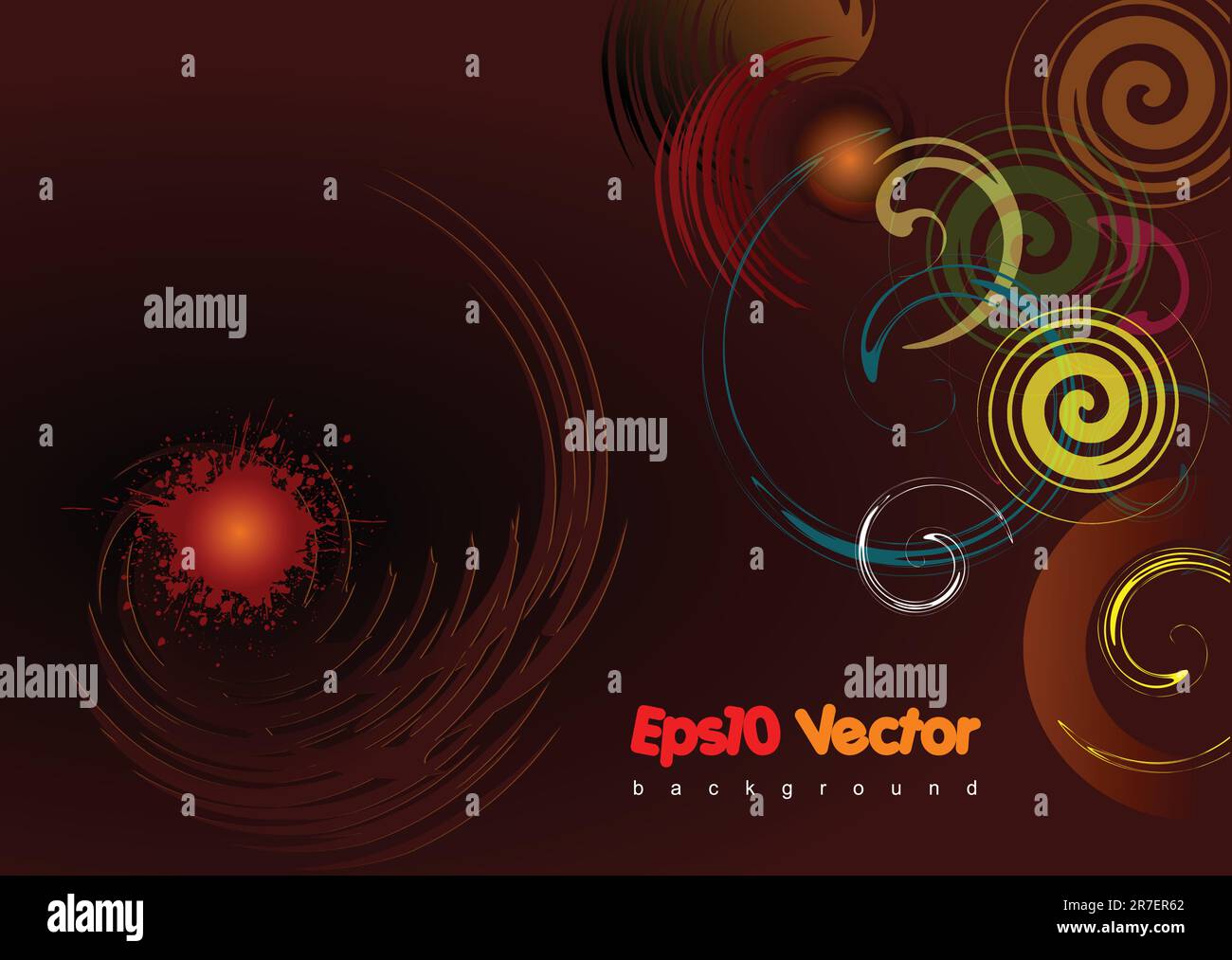 Eps 10 vector brown background Stock Vector Image & Art - Alamy