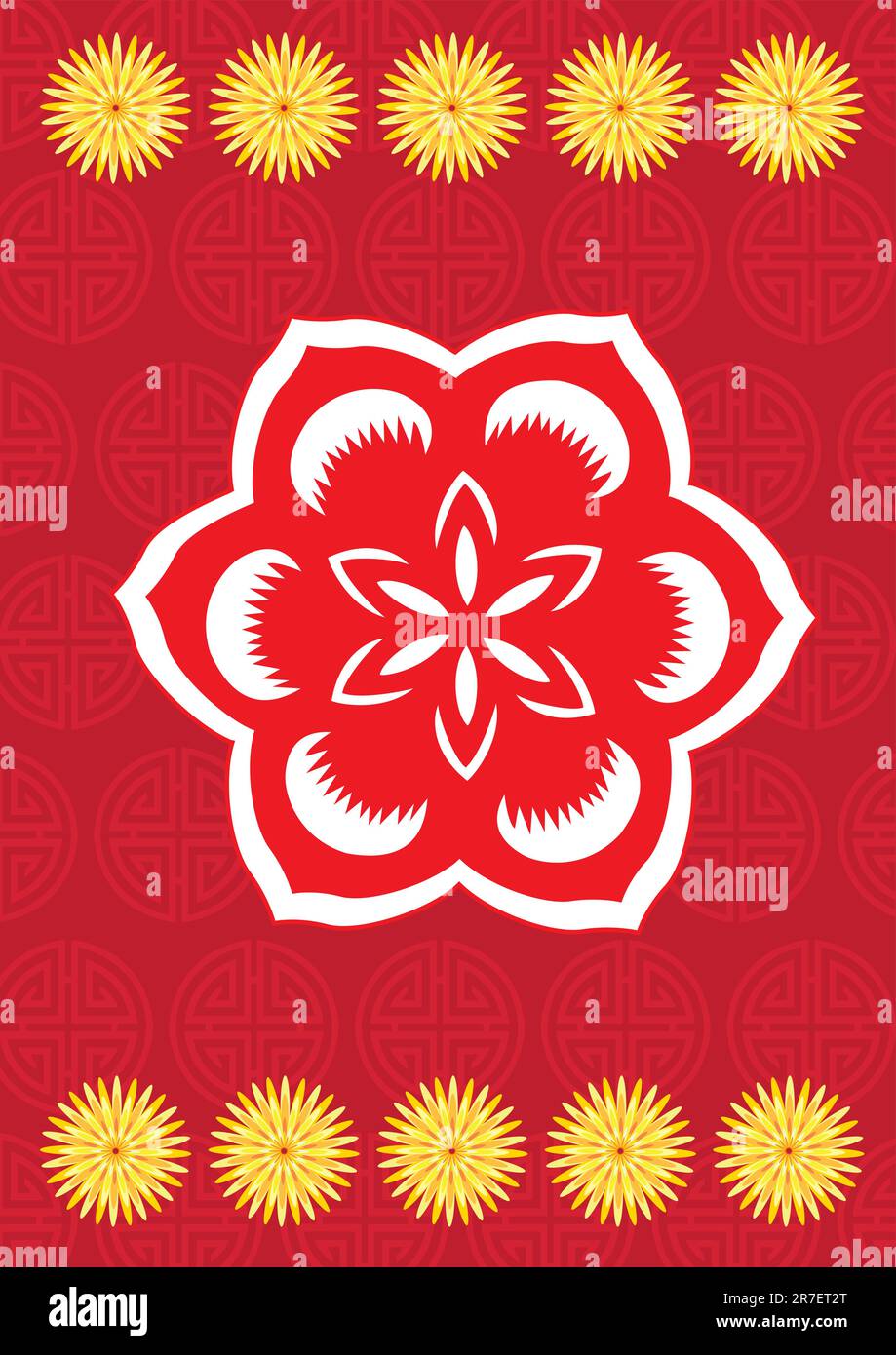 Chinese decor Stock Vector Images - Alamy