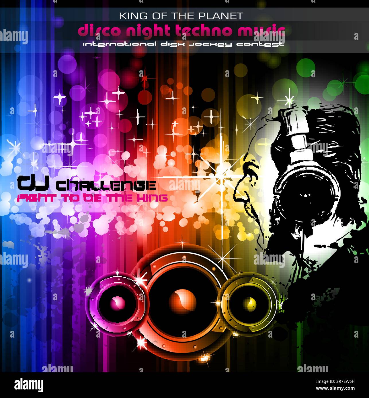Dj background hi-res stock photography and images - Alamy
