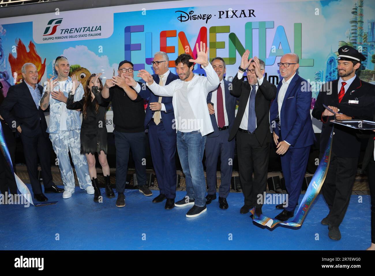 Rome, Italy. 15th June, 2023. Rome, Termini station, photocall of the ...