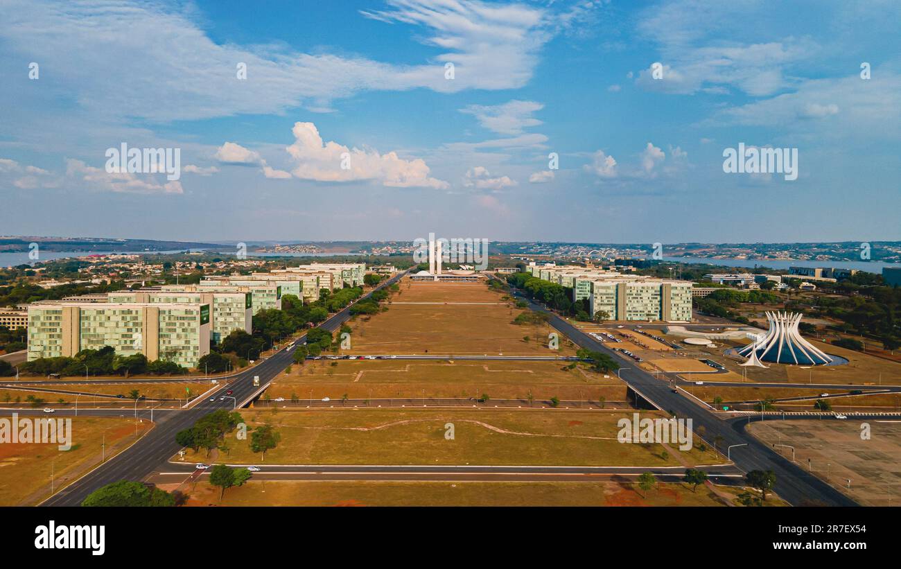 National Congress of Brazil - Seat of the two Houses of Legislative ...