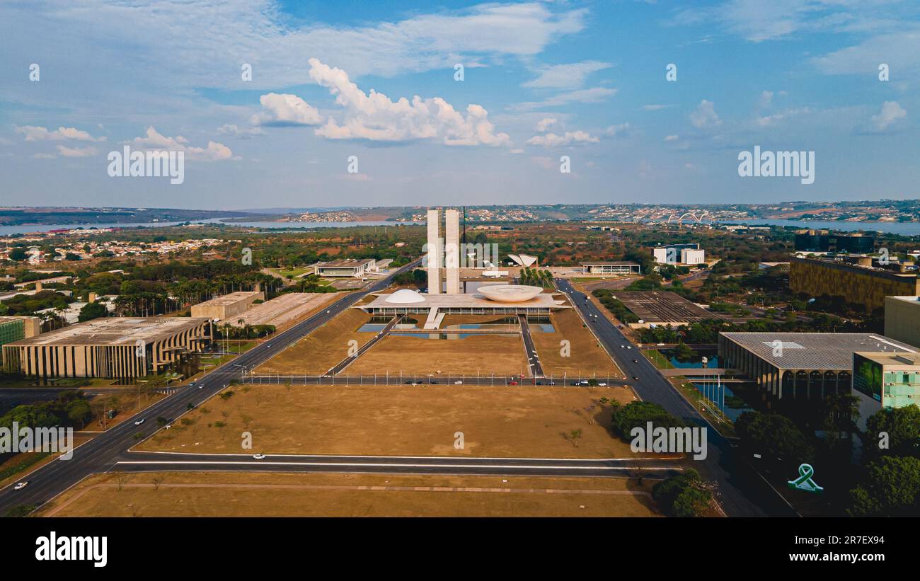 National Congress of Brazil - Seat of the two Houses of Legislative ...