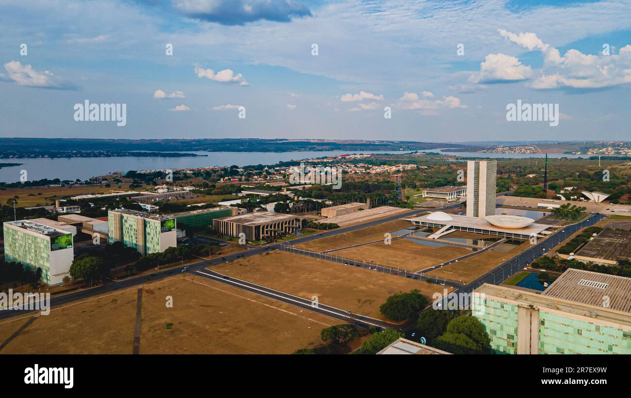 National Congress of Brazil - Seat of the two Houses of Legislative ...