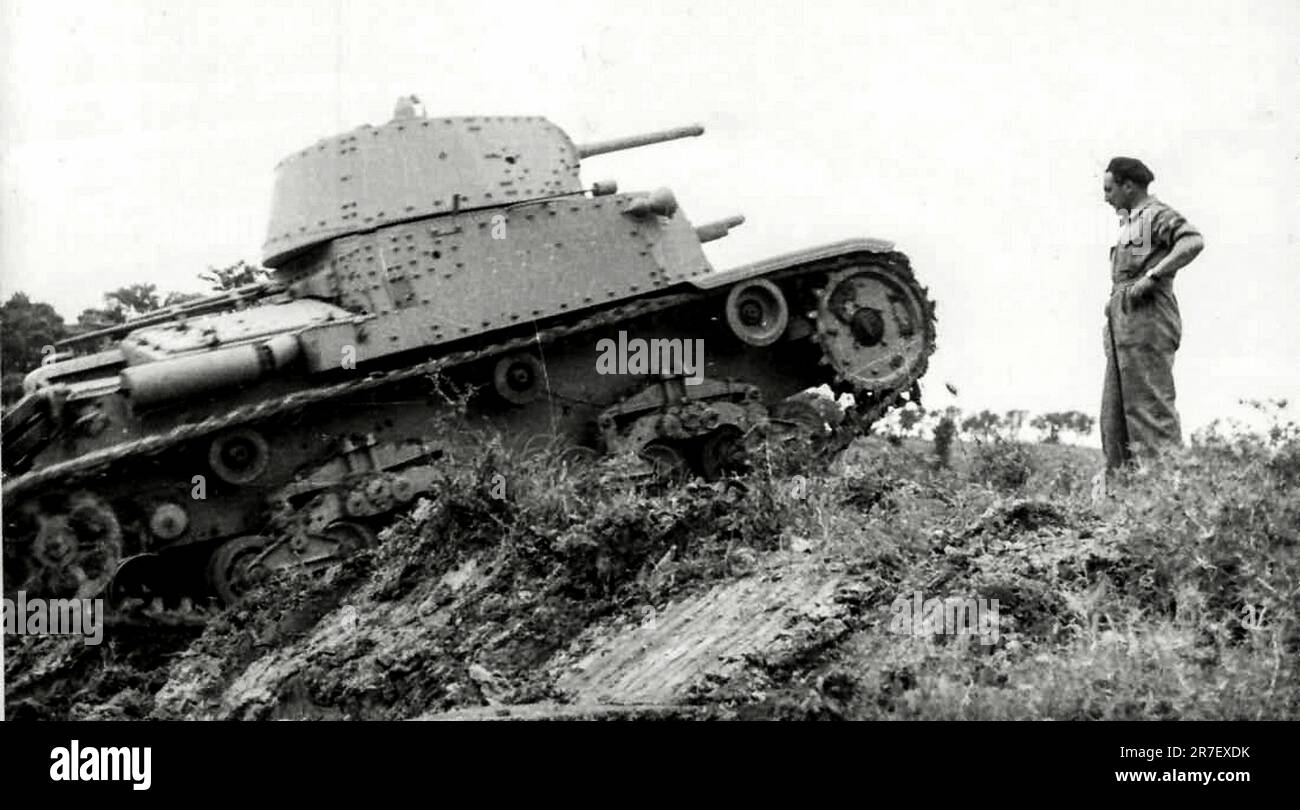 The M13/40 was an Italian medium tank produced by Fiat-Ansaldo during ...