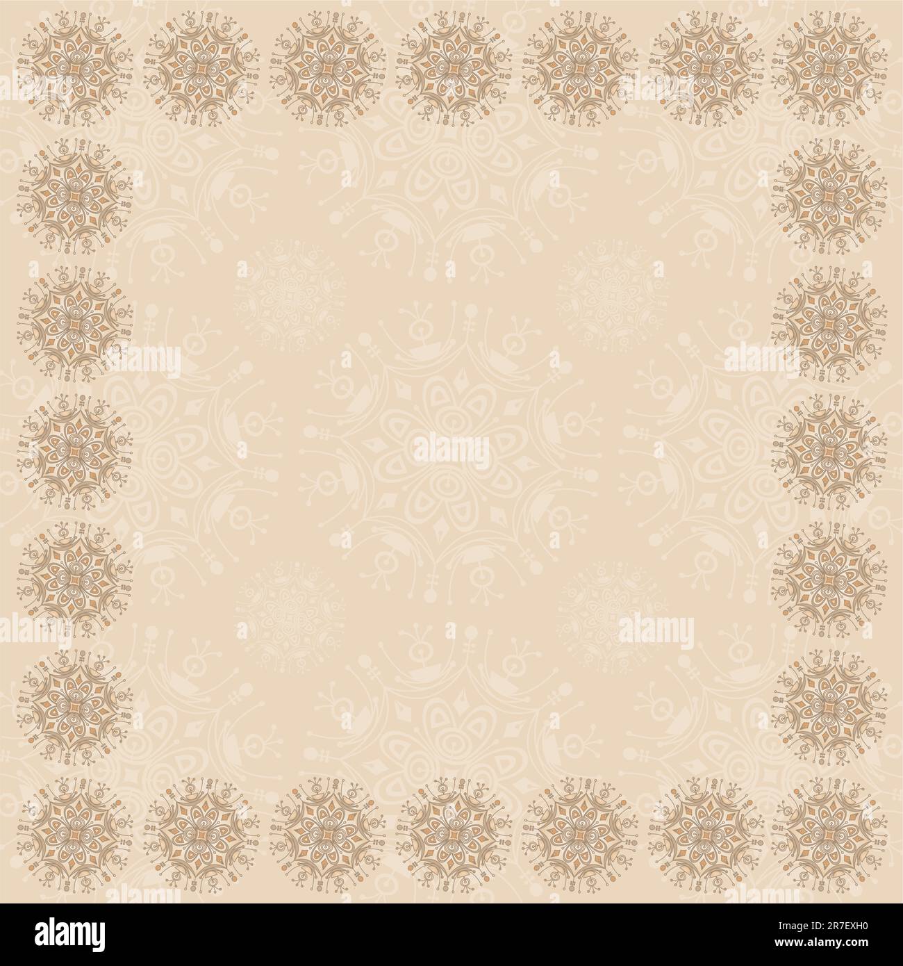 Vector art in Illustrator 8. SERIES of THREE: Neutral colored square ...