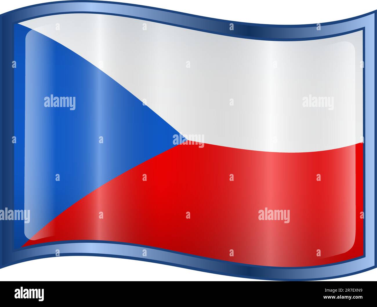 Prague czech flag Stock Vector Images - Alamy