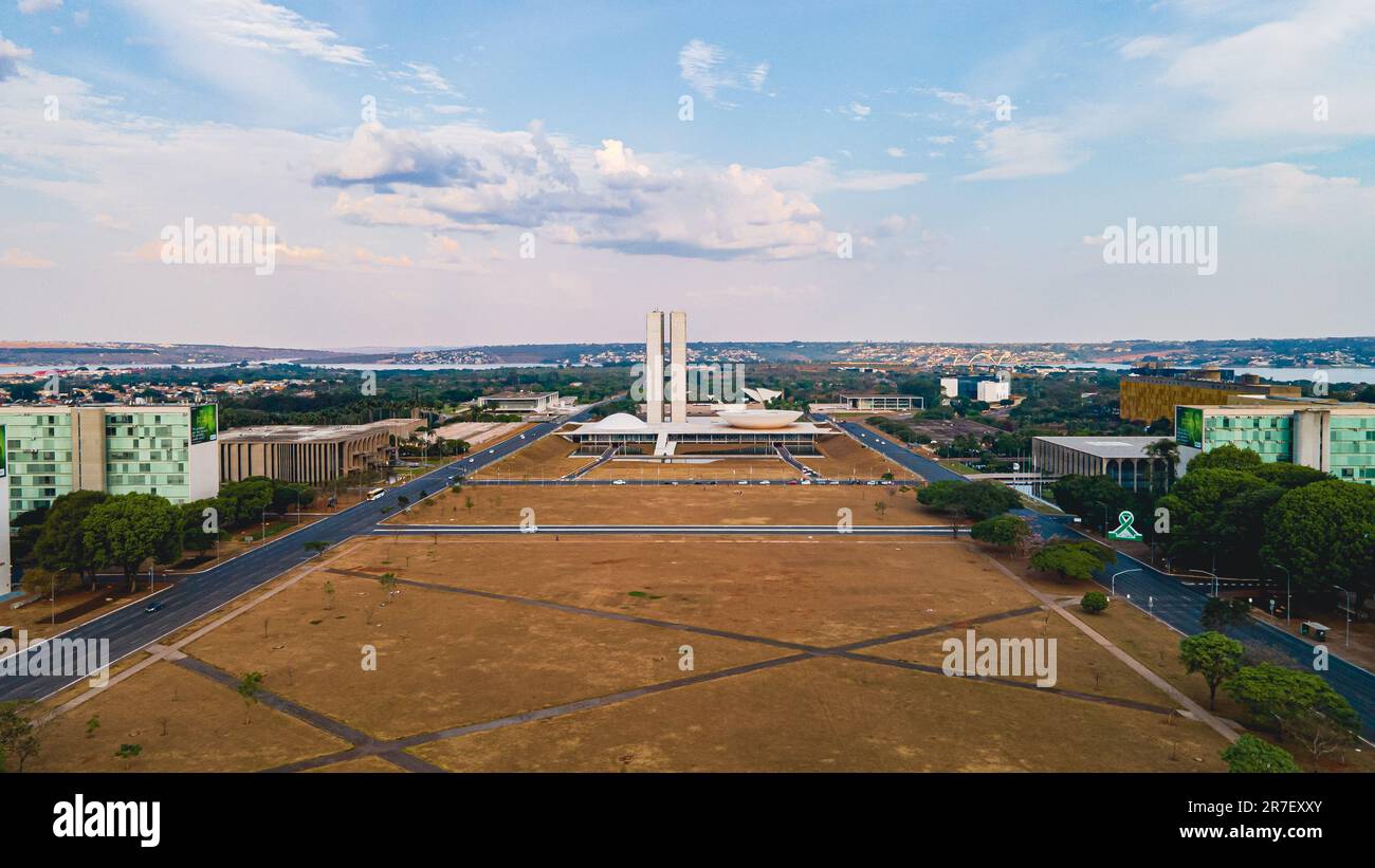 National Congress of Brazil - Seat of the two Houses of Legislative ...