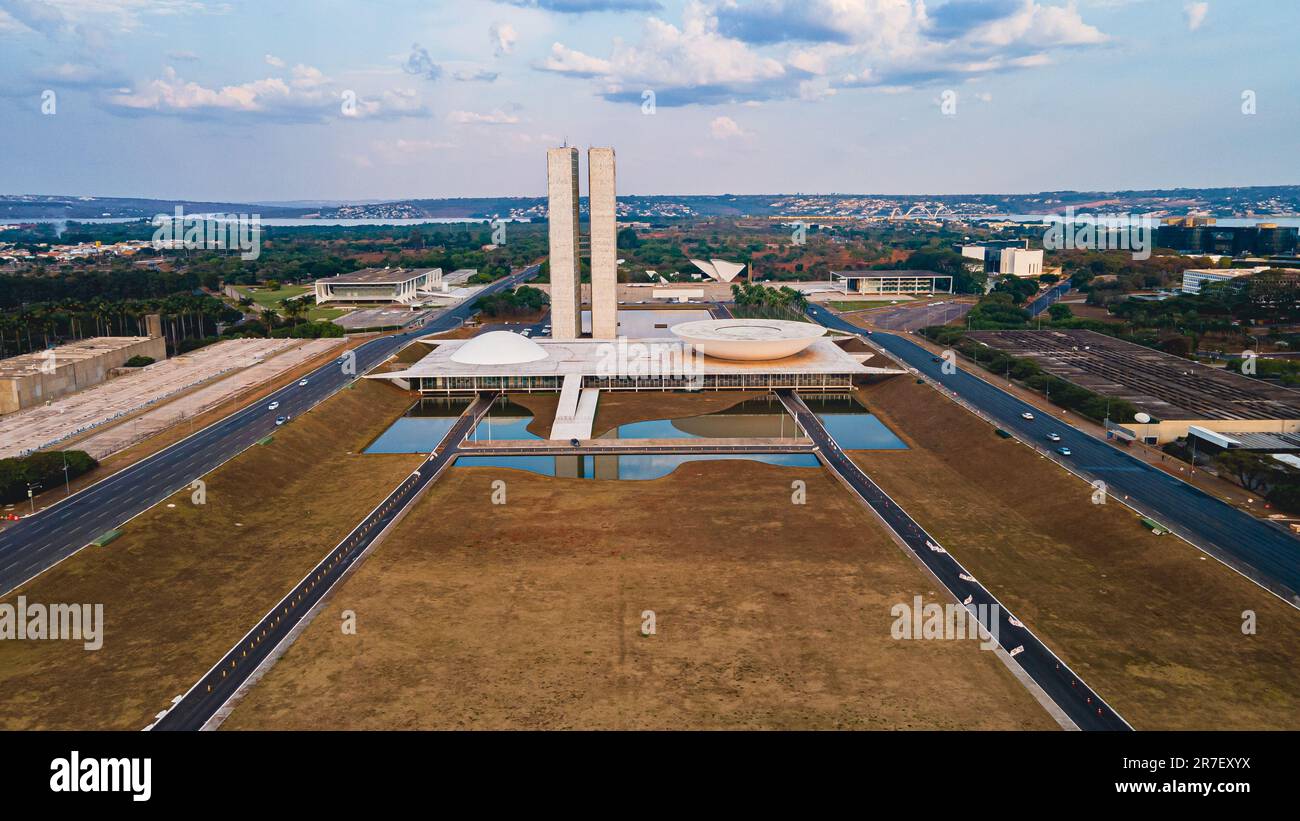 National Congress of Brazil - Seat of the two Houses of Legislative ...
