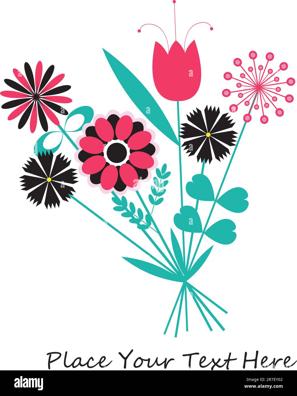 Colourful Spring flowers background. Vector illustration Stock Vector ...