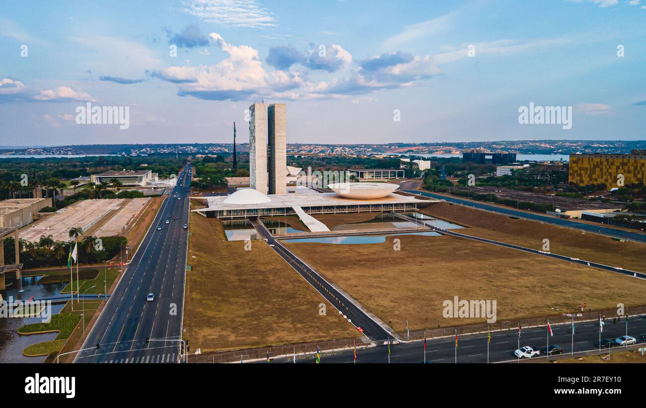 National Congress of Brazil - Seat of the two Houses of Legislative ...