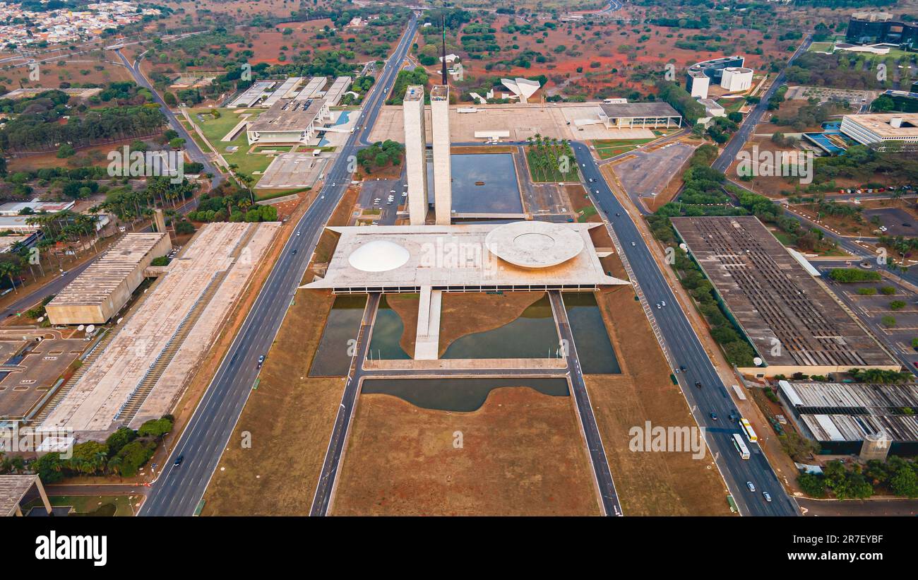 National Congress of Brazil - Seat of the two Houses of Legislative ...
