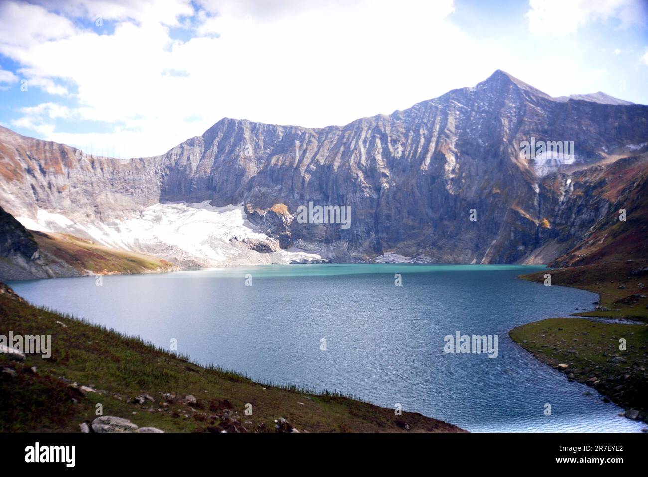 The Ratti Gali Lake alpine glacial lake located in Neelum Valley, Azad ...
