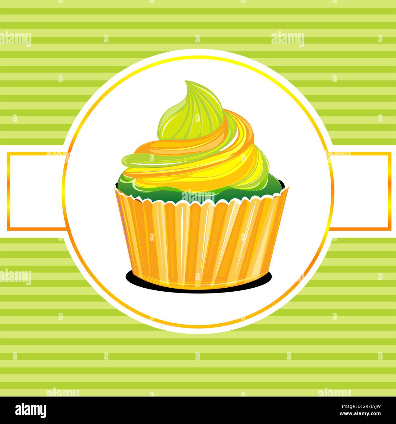 illustration of muffin on abstract background Stock Vector Image & Art ...