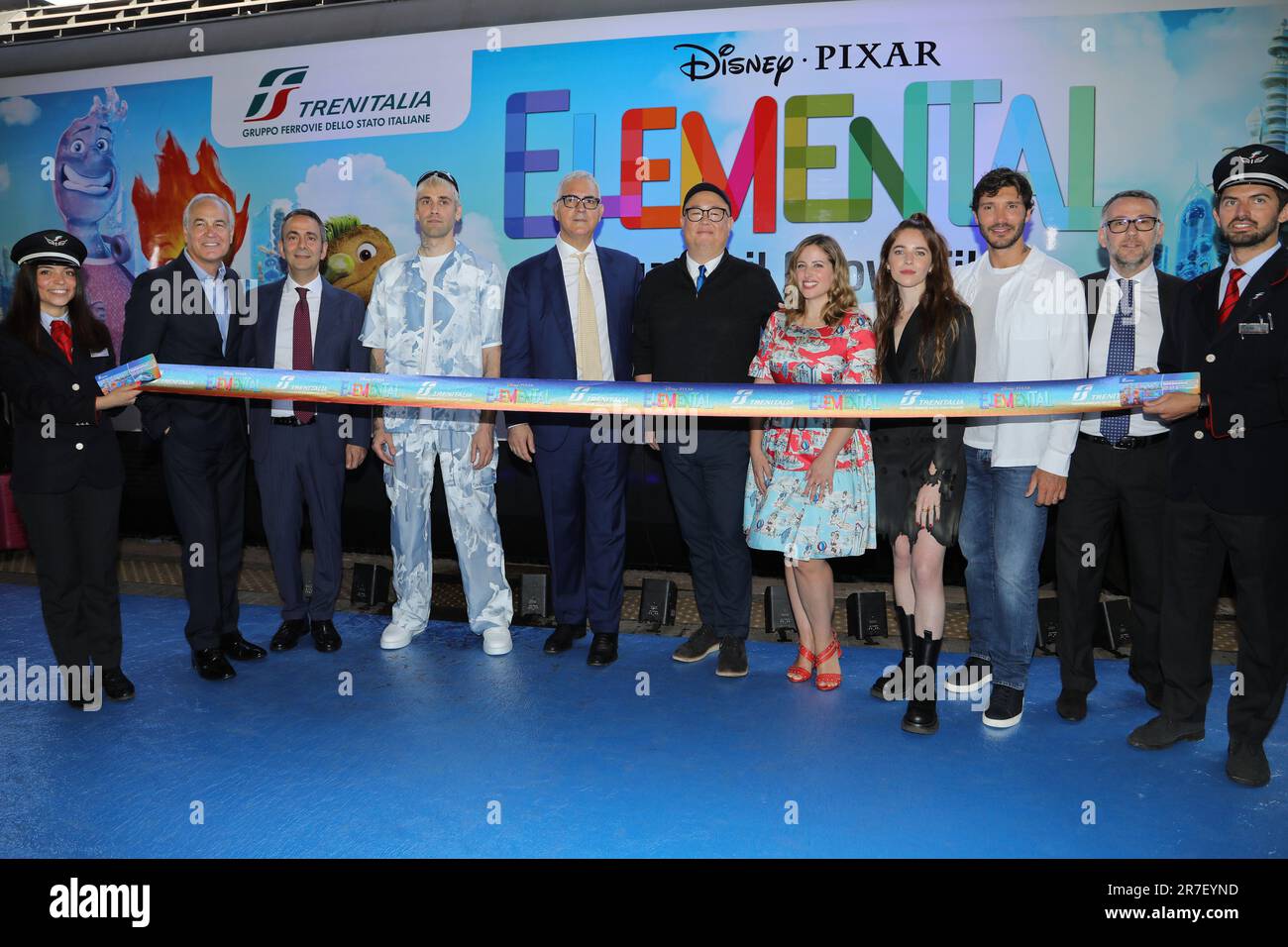 Rome, Italy. 15th June, 2023. Rome, Termini station, photocall of the ...