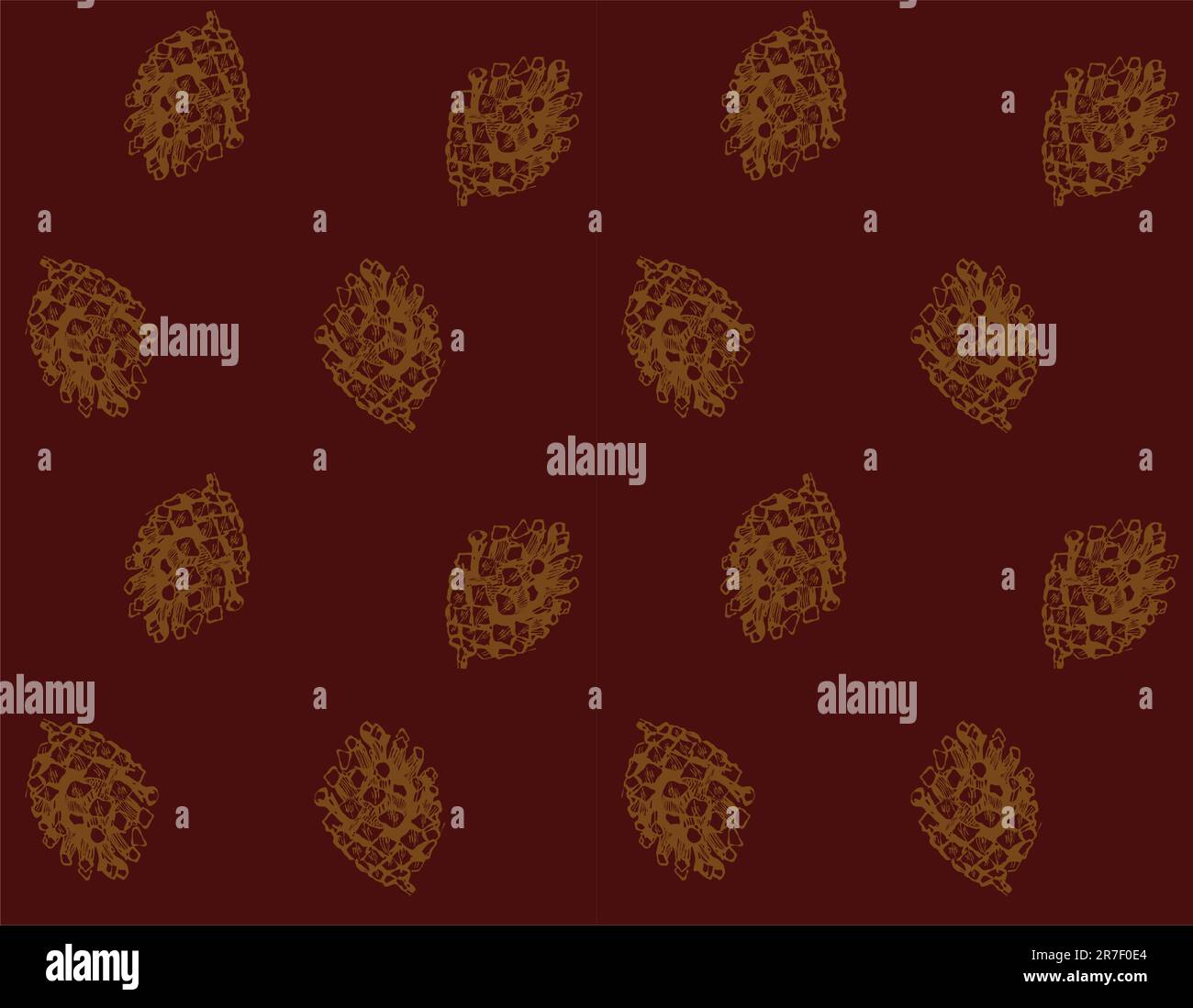 Christmas gift pine cone Stock Vector Images - Alamy