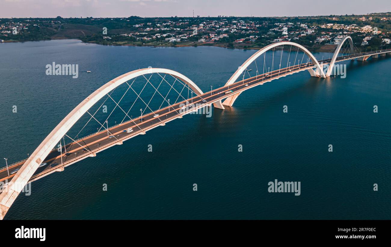 Juscelino Kubitschek Bridge. is a steel and concrete arch bridge across ...