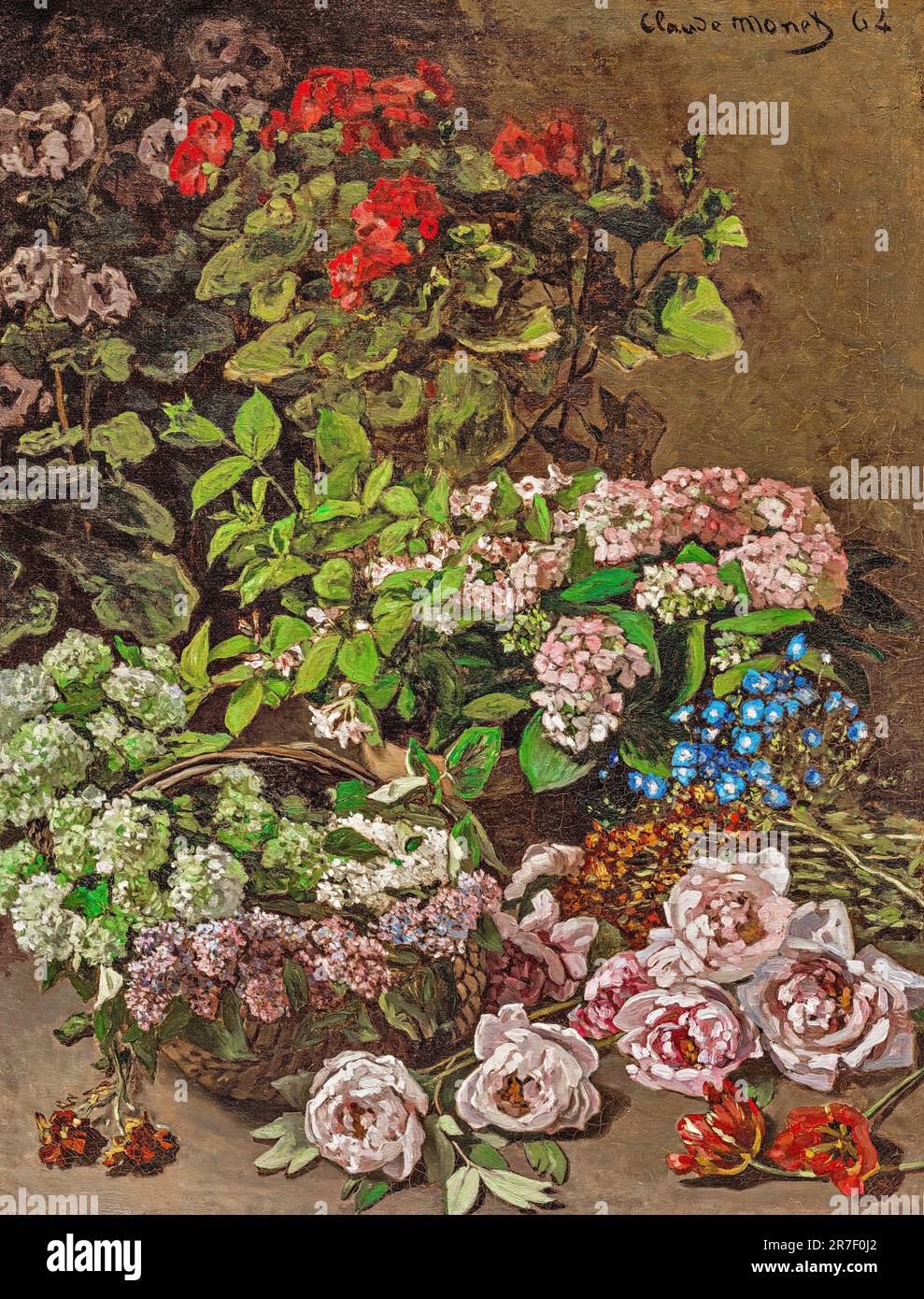 Vintage claude monet painting hi-res stock photography and images - Alamy