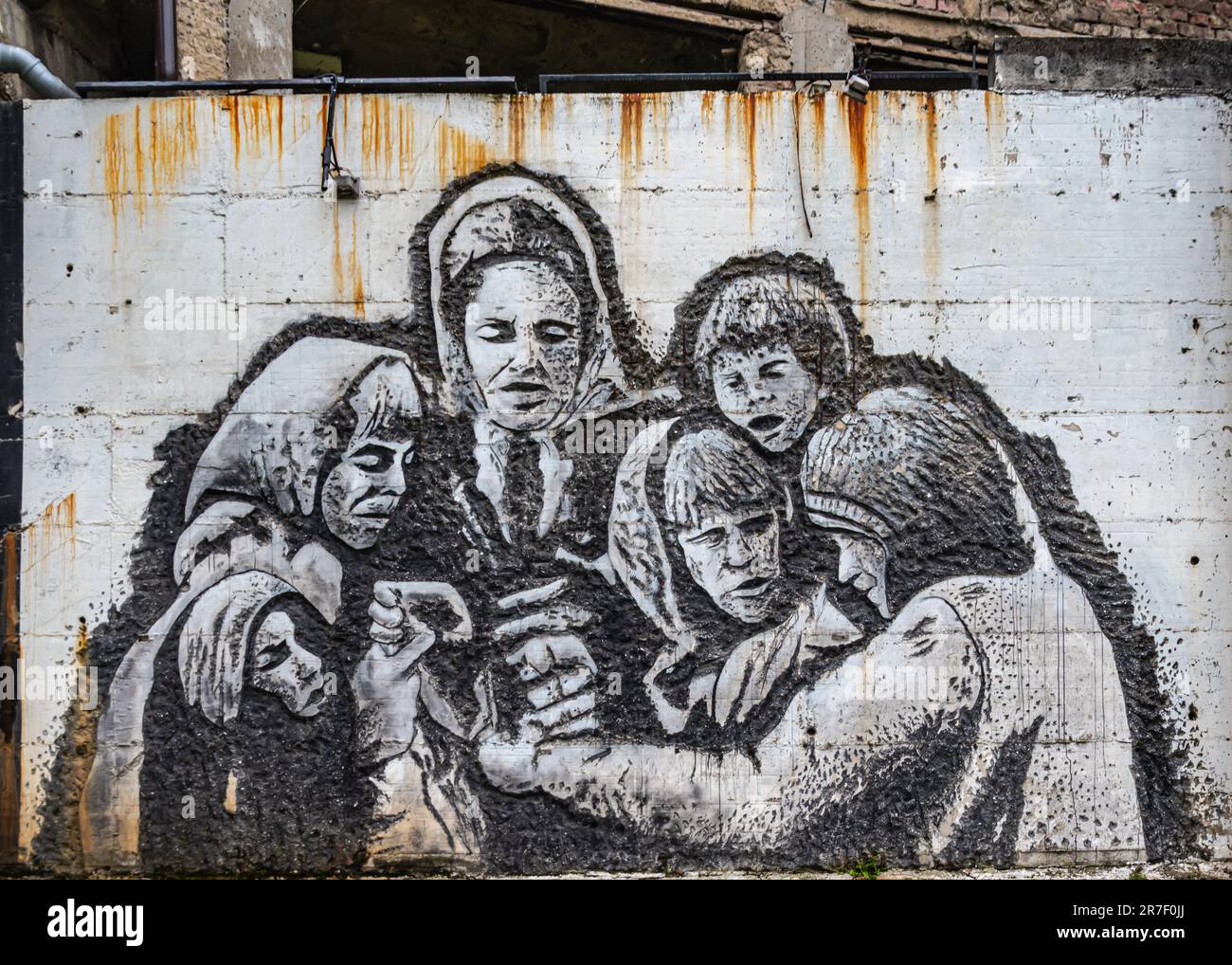 Bosnia graffiti hi-res stock photography and images - Alamy
