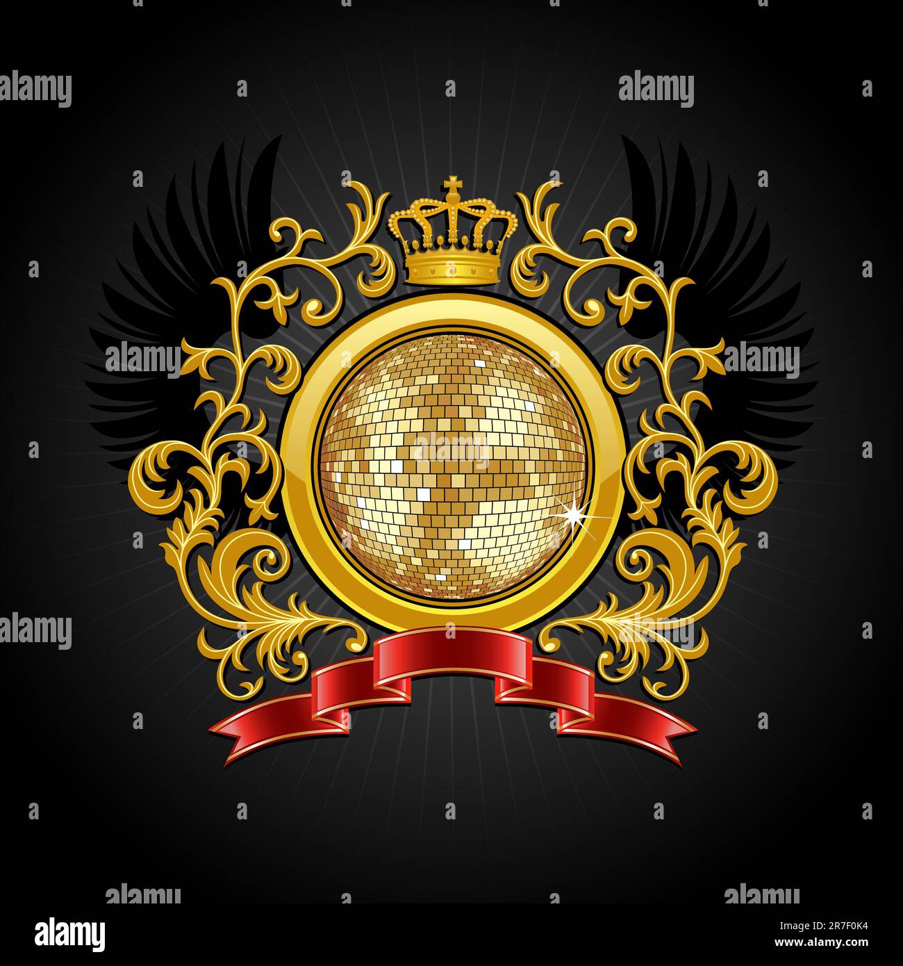 Disco ball. Vector illustration Stock Vector Image & Art - Alamy