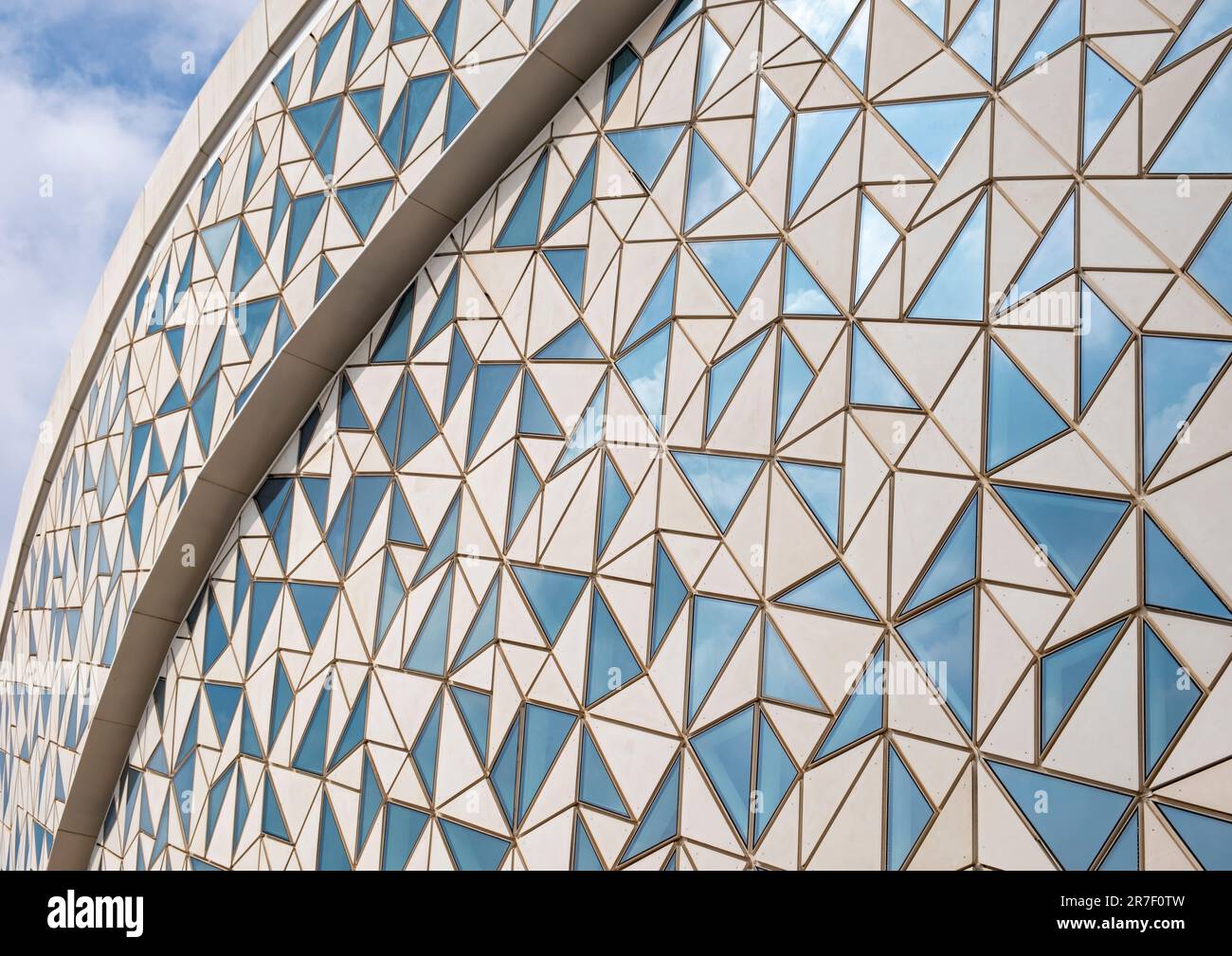 Facade detail, Education City Mosque, Minaretein building, Al Rayyan ...
