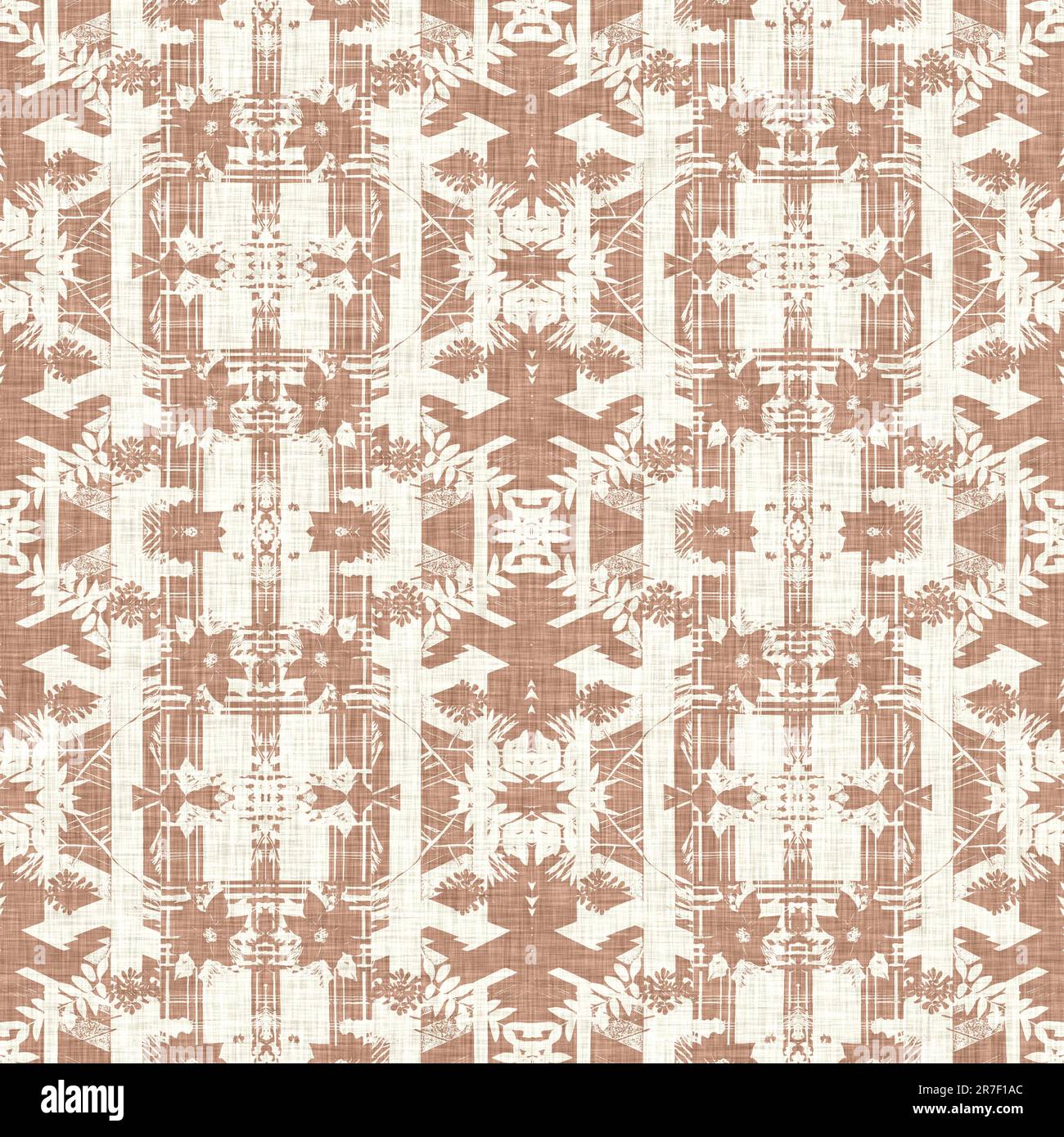 Peach pink cottagecore cozy tartan pattern. Cottagecore rustic marl ...