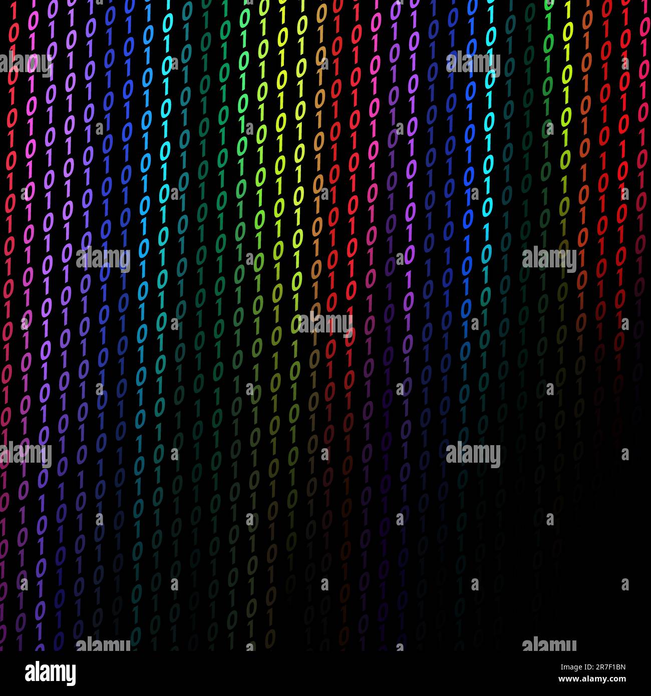 illustration of colorful binary background Stock Vector Image & Art - Alamy