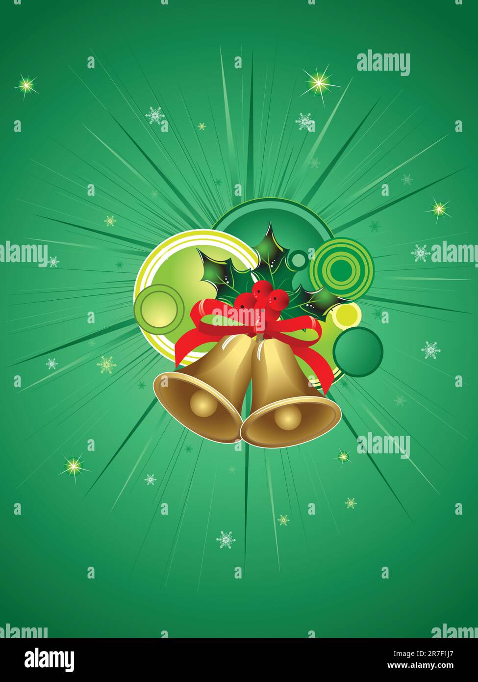 christmas bell, vector design Stock Vector Image & Art - Alamy