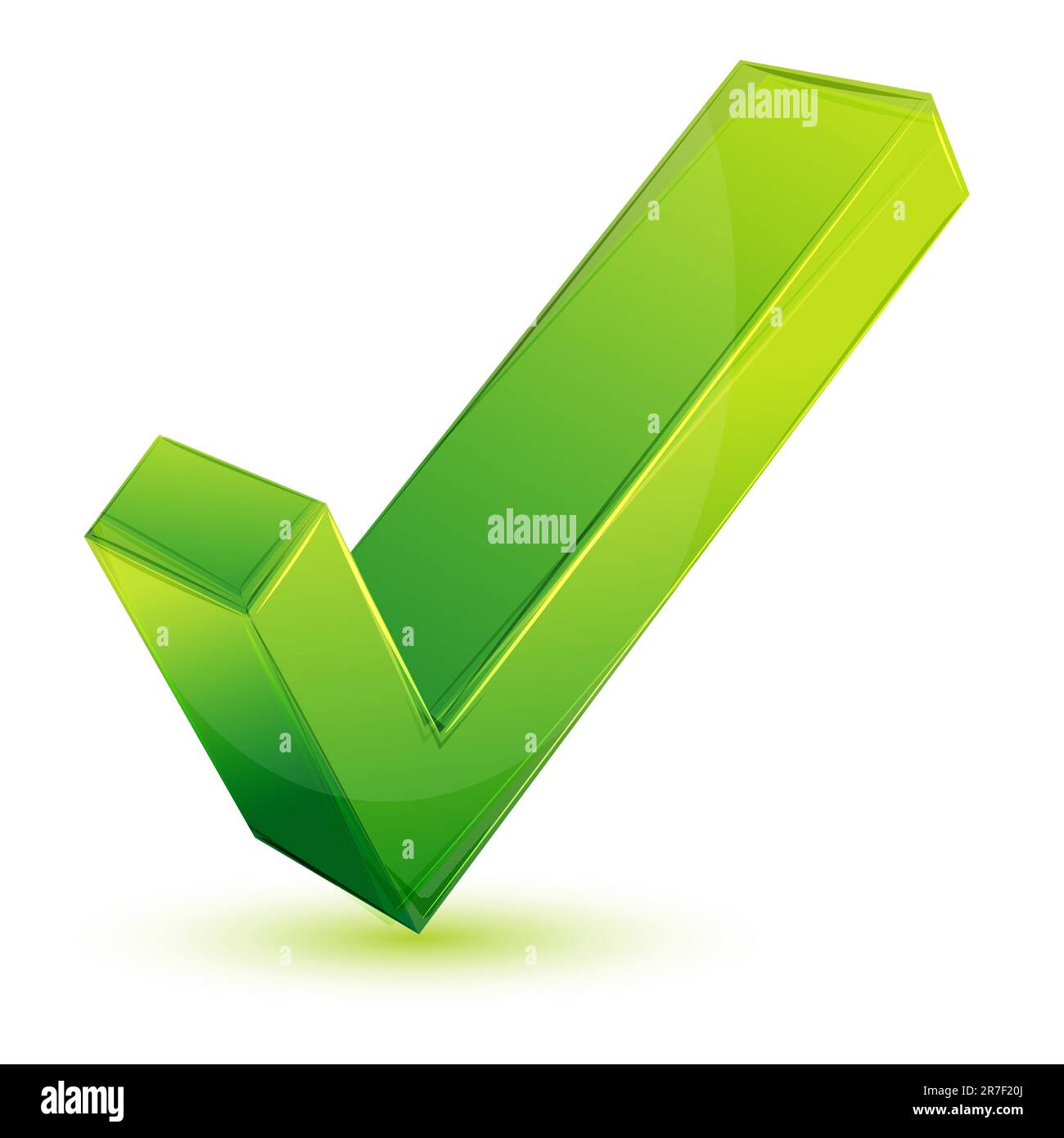 illustration of right sign on white background Stock Vector Image & Art ...