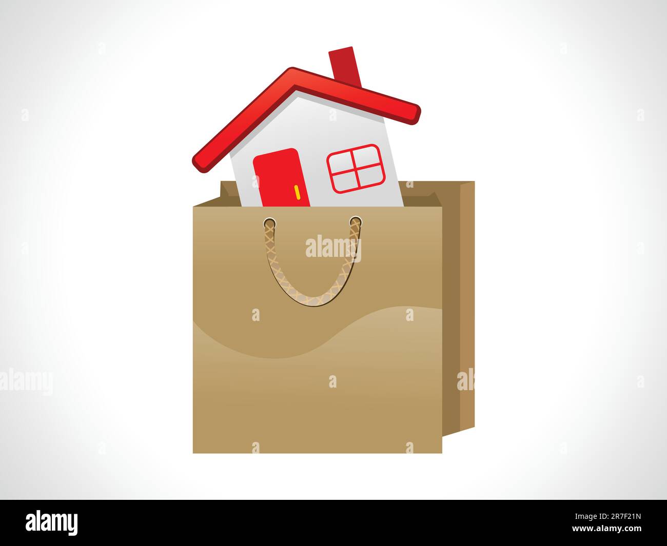 abstract home shoping vector illustration Stock Vector Image & Art - Alamy