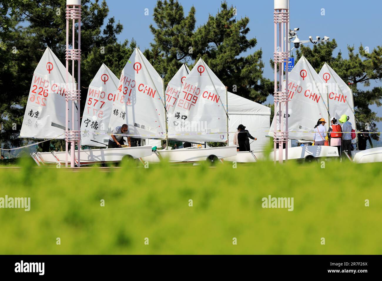 RONGCHENG, CHINA - JUNE 15, 2023 - Participants compete at the 2023 ...