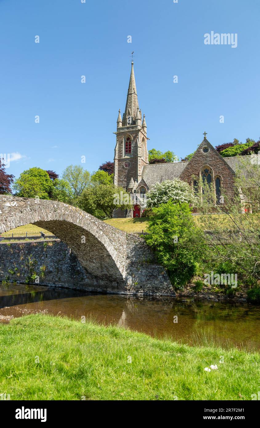 Packhorse Bridge at Stow of Wedale, or more often Stow, is a village in ...