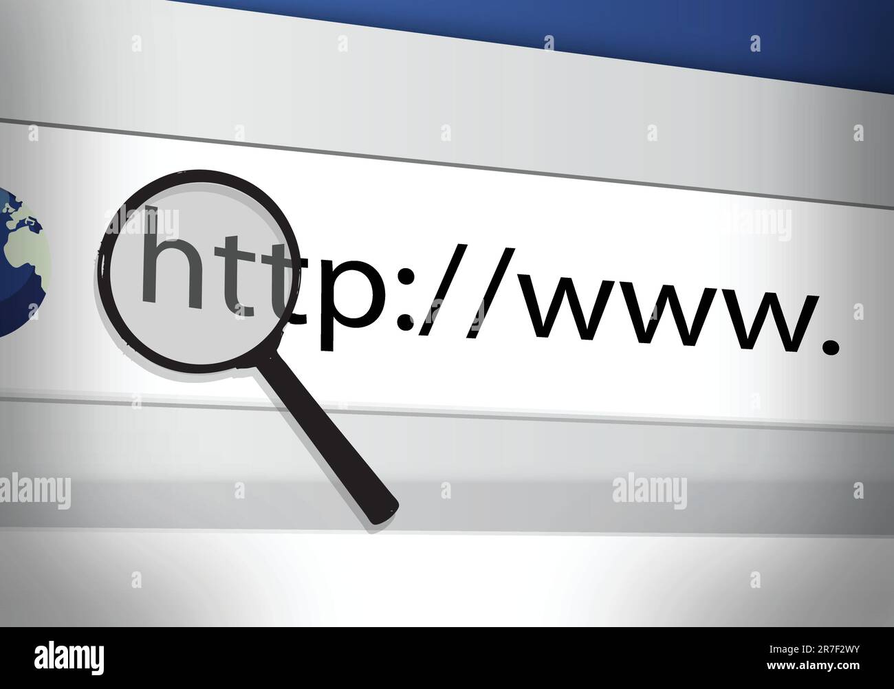 Magnifying net Stock Vector Images - Alamy